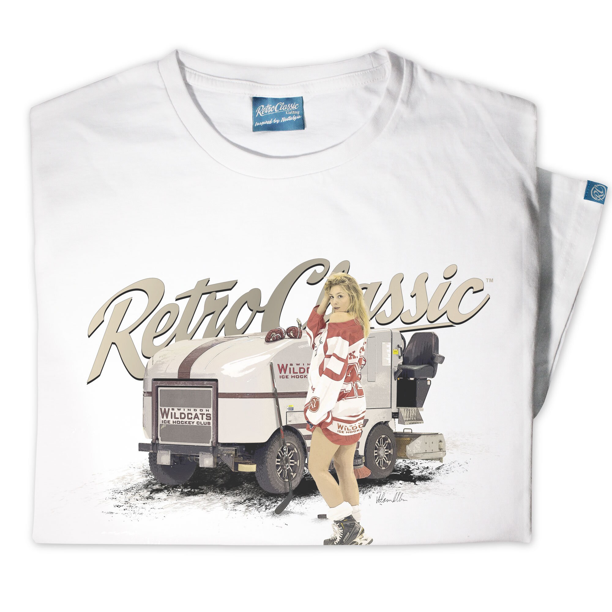 Retroclassic Ice Resurfacer and Ice Hockey Pin-up Model Mens - Etsy