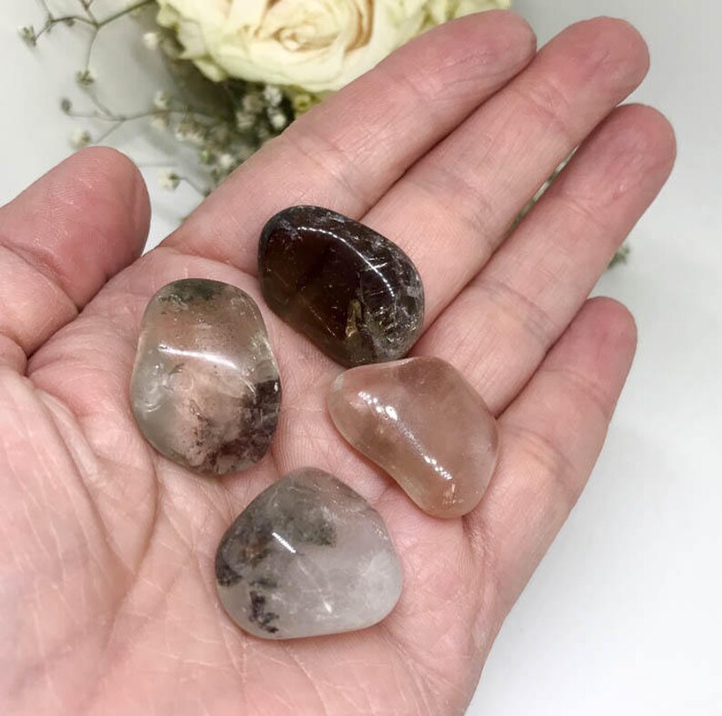 Tumbled Rare Lodolite Quartz the Stone for Peace and Healing - Etsy