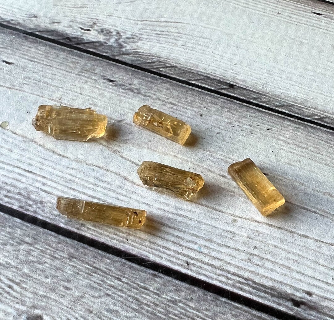 Imperial Topaz Rod A Stone for Abundance Manifestation and - Etsy