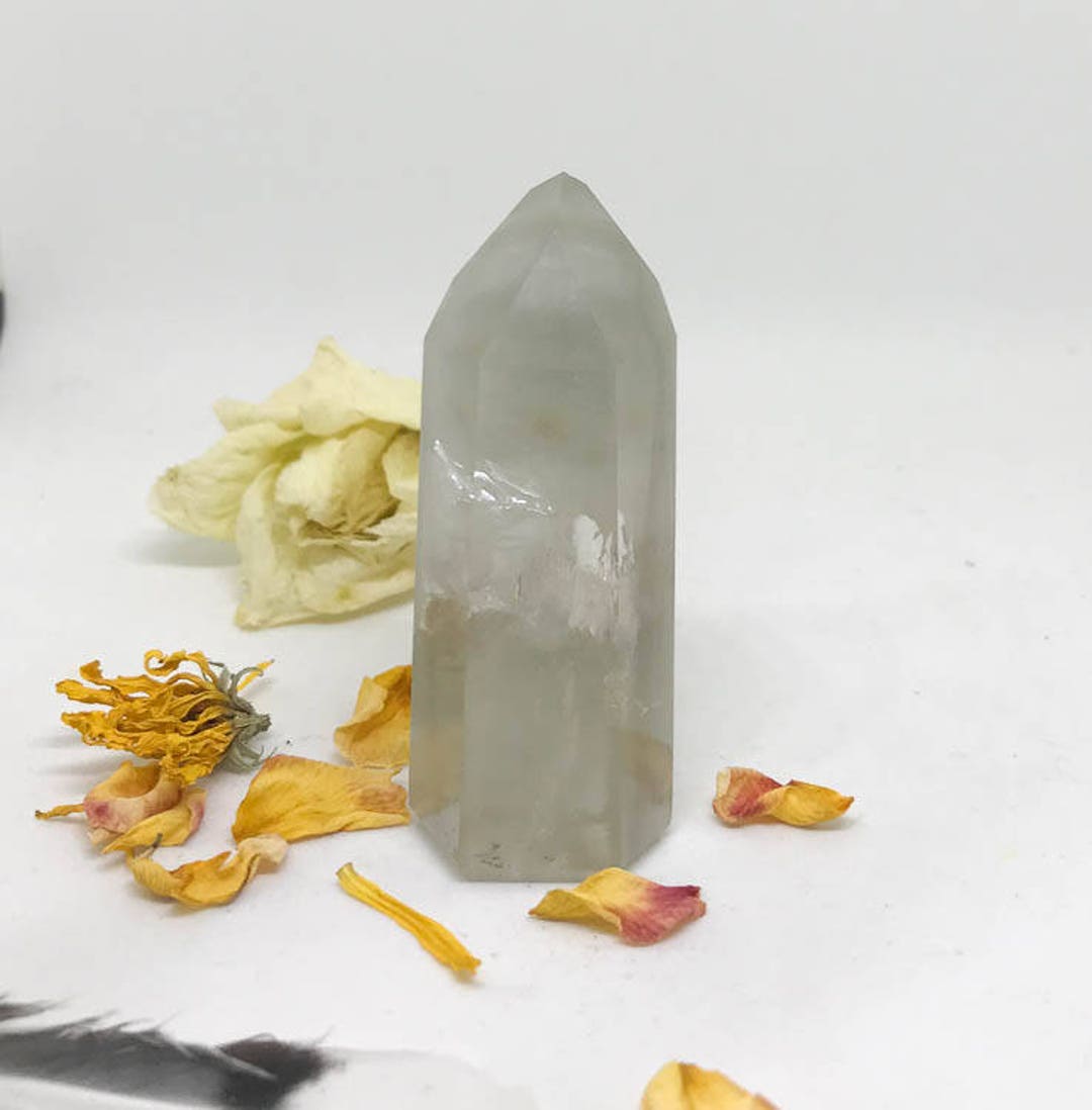 Small Clear Quartz Generator With Inclusions - the Stone for Energizing ...