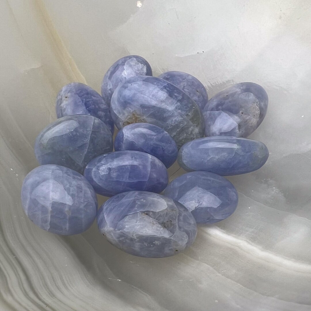 Tumbled Florescent Hackmanite - the Stone for Happiness and Peace - Etsy