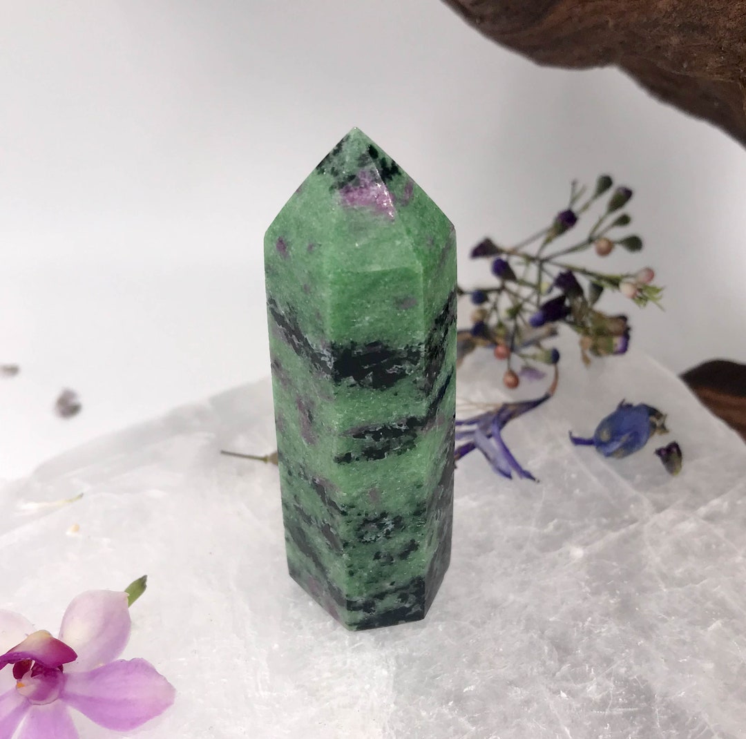 Ruby in Zoisite Tower/generator for Harmony and Passion - Etsy