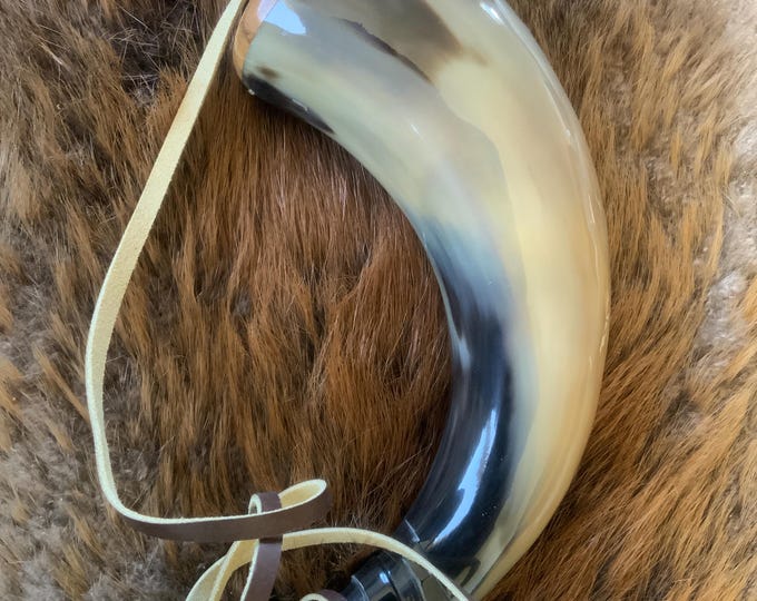 Powder Horn for Black Powder Muzzleloaders, Reenactment, Shooting, Horn ...