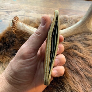 Horween Leather Credit Card Wallet. Nice Soft Steer Hide, 3 Pocket ...