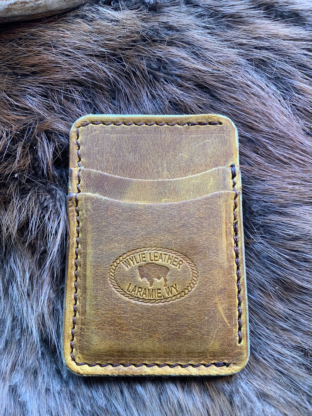 Horween Leather Credit Card Wallet. Nice Soft Steer Hide, 3 Pocket ...