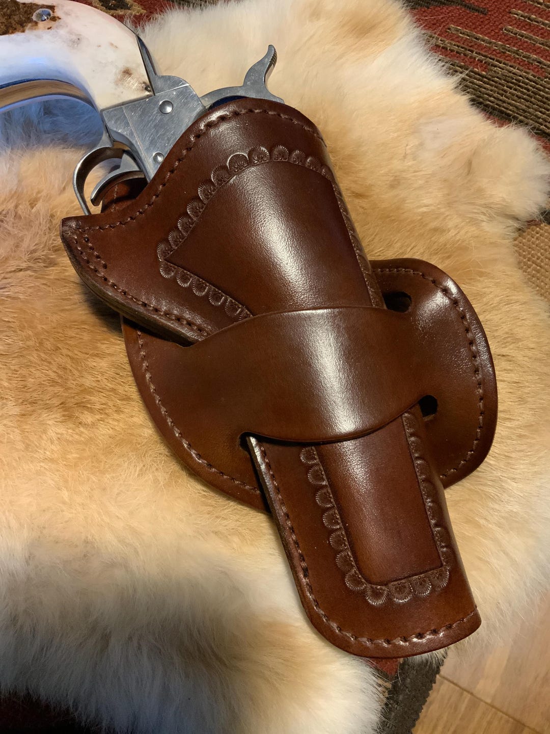 Ruger Vaquero, Colt Peacemaker 41/2 5 1/2 Cross Draw Leather Holster ...