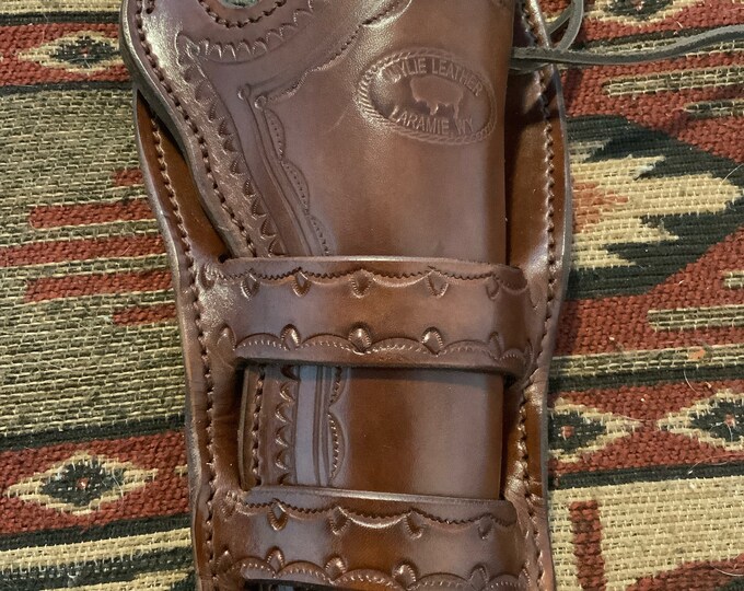 Western Style Leather Colt 1911 LINED Gun Rig With 37 41 Gun Belt ...