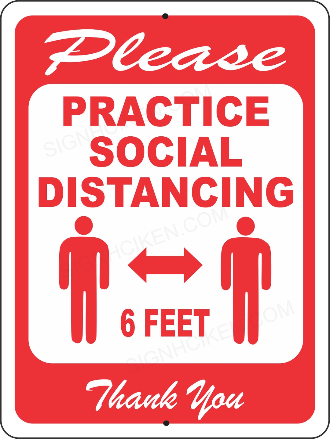 Social Distancing Sign, Public Health, Signs - Etsy