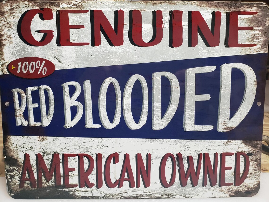 AMERICAN OWNED SIGN, Patriotic, Shop, Business Signs - Etsy