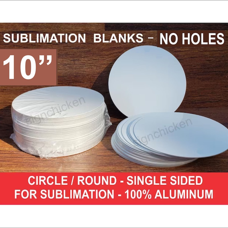 10 in Sublimation Blank - Etsy