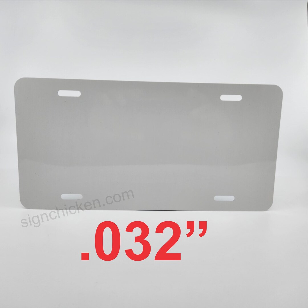 30 Pieces - Sublimation License Plates, 6" X 12" Auto Size .032" Thick ...