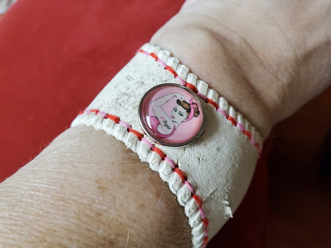 Rosie the Riveter Cuff Bracelet - Etsy