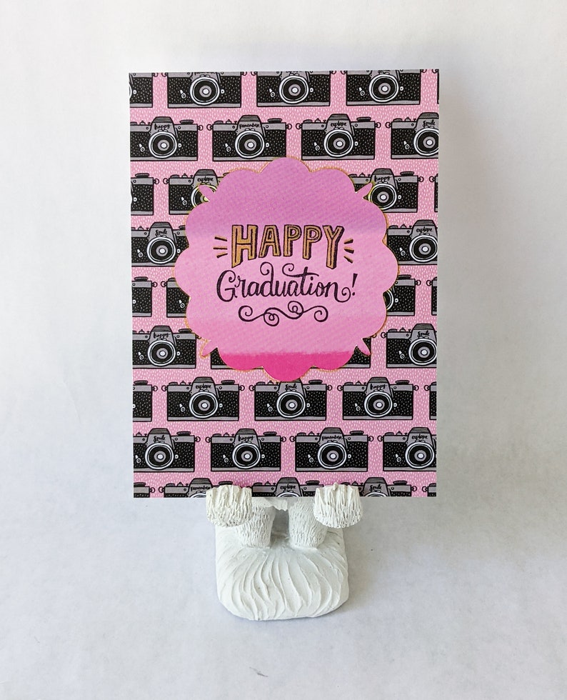 Happy Graduation Card Photography Grad Cameras Graduation - Etsy