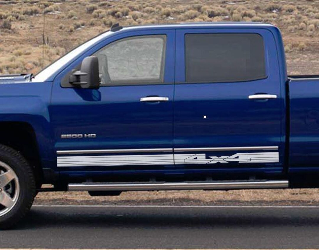 Mirage 4x4 Decals 3m Vinyl Sticker Graphic Stripe Chevrolet Silverado ...