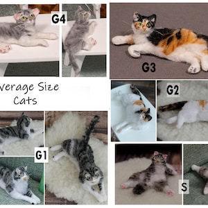 Made to Order - 1:12 Scale Custom Miniature Long or Short Haired Cats ...