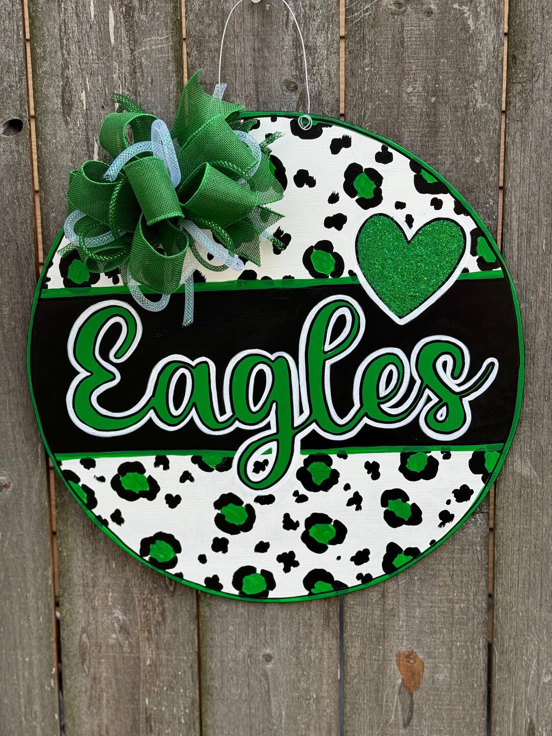 Team Pride Round Door Hanger, Team Pride Door Sign, School Pride Door ...