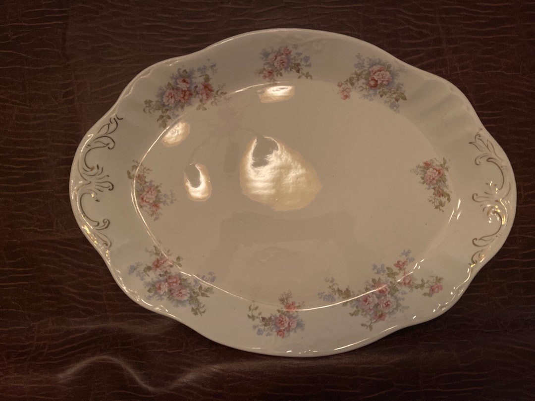 Etruria Mellor and Company Pattern Chop Plate Serving Plate 17" X 12.5 ...