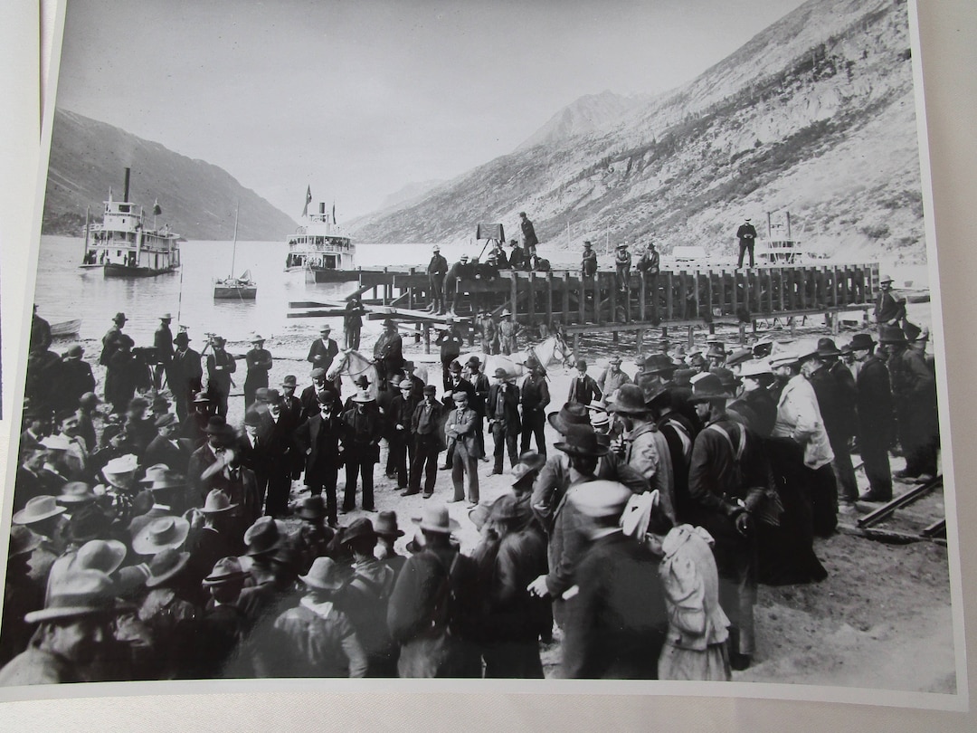 Antique Yukon Klondike Gold Rush Black and White Photo Yukon #358 Hegg ...