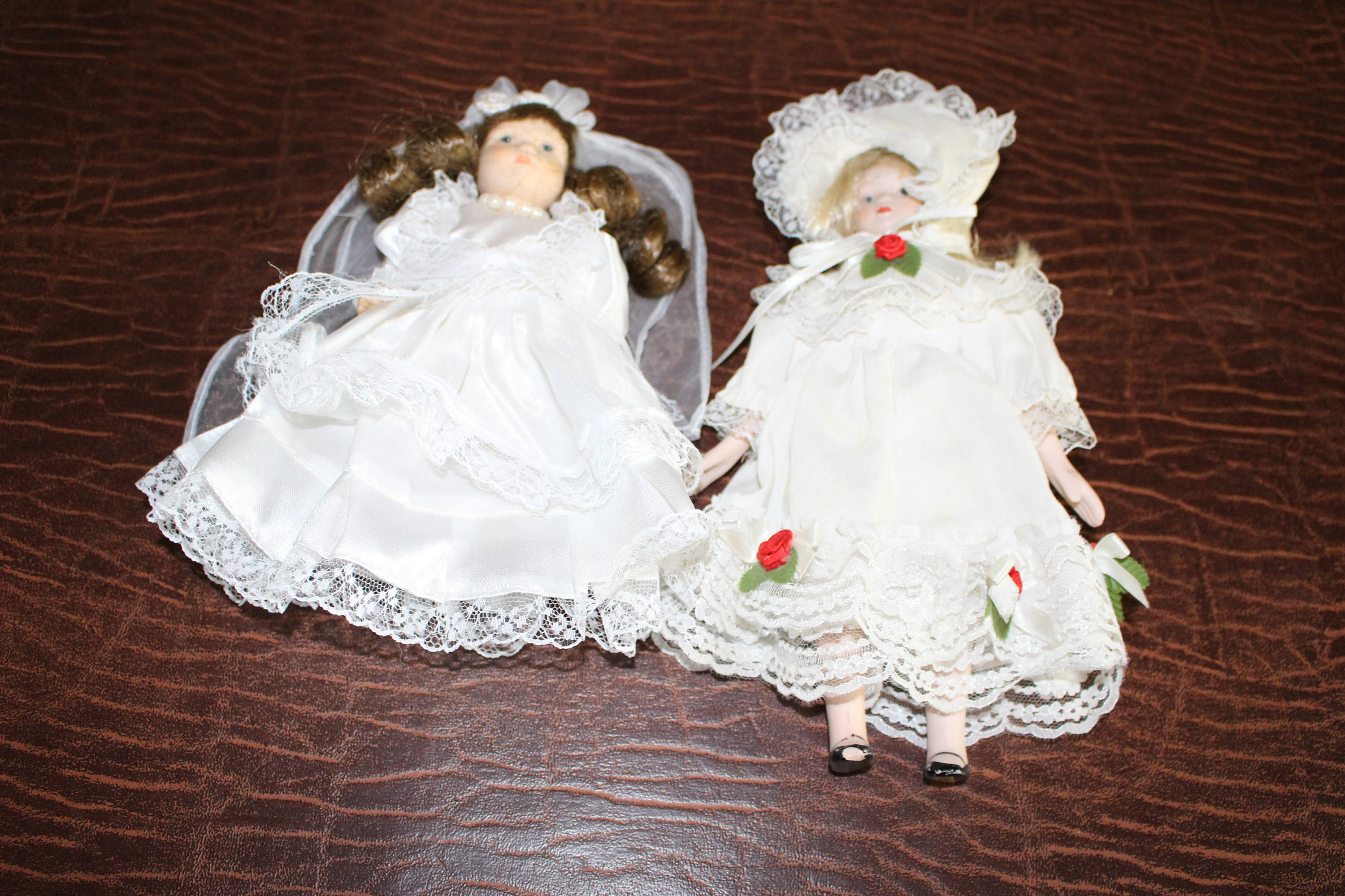 Bride Doll Rose Doll Porcelain Dolls 2 Dolls baby Bride | Etsy