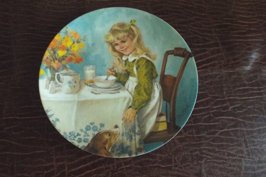 John Mcclelland Collector Plate "breakfast" With COA Plate # 7680A ...