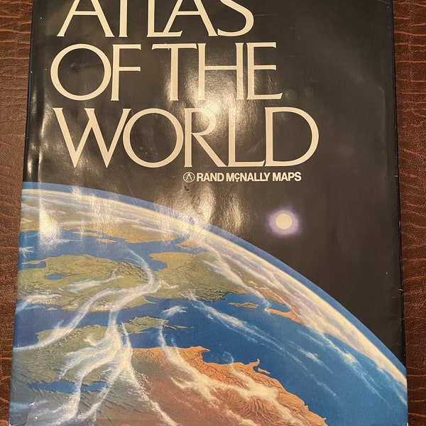 Rand Mcnally World Map Book - Etsy