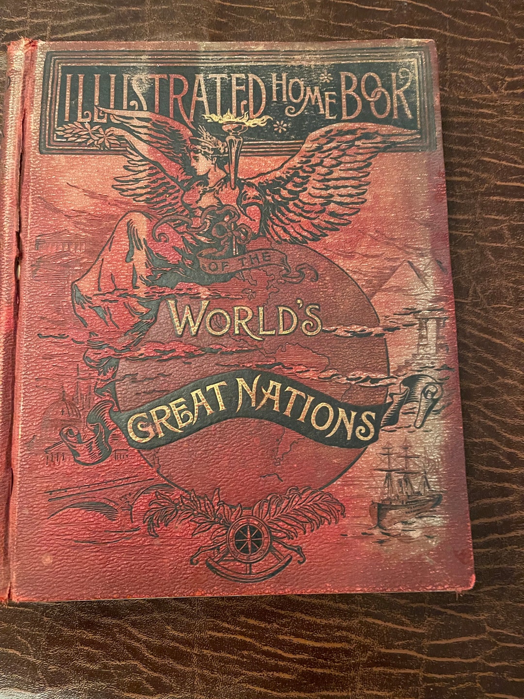Illustrated Home Book of the World's Great Nations, Geographical ...