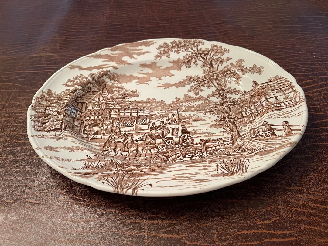 Coaching Days by Franciscan Made in Staffordshire England Hand Engraved ...