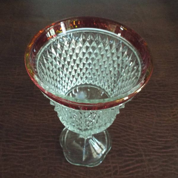 Ruby Flash Vase - Etsy