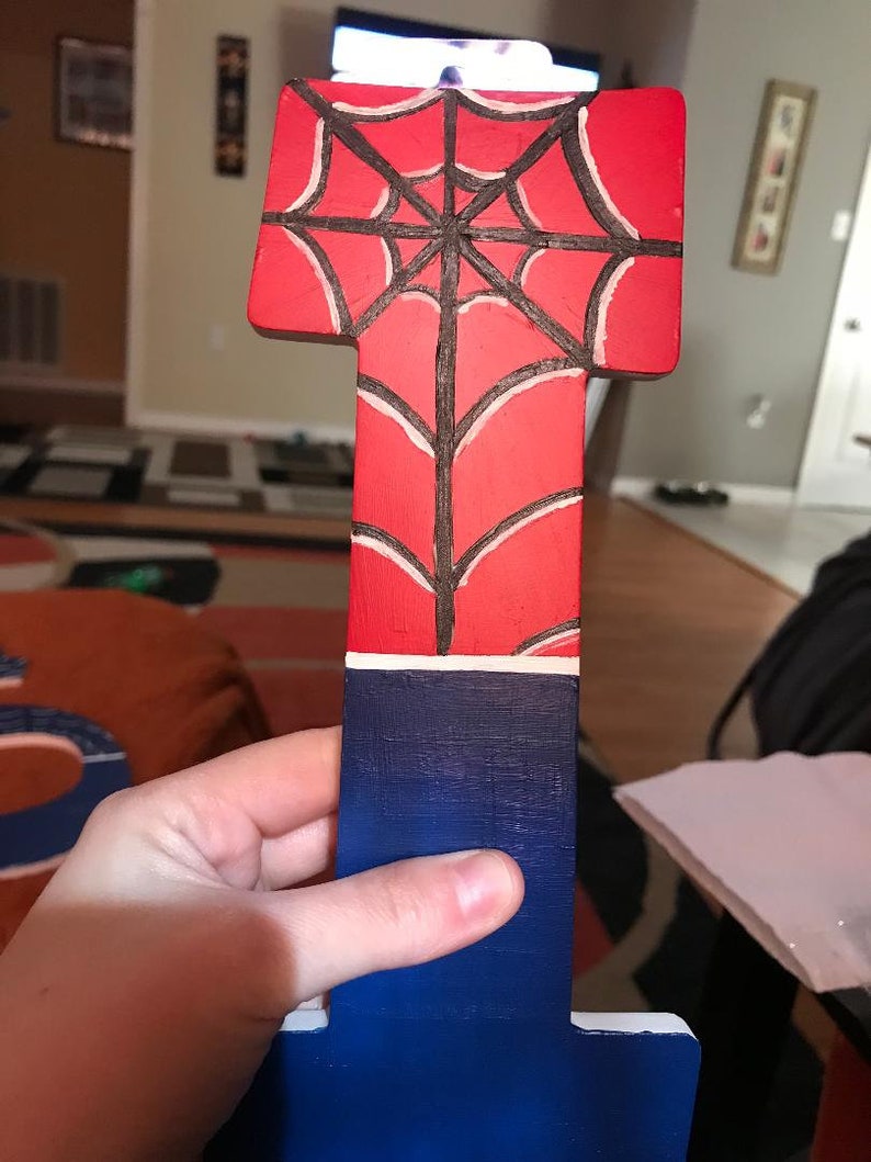 Custom Painted Wood Letter - Etsy