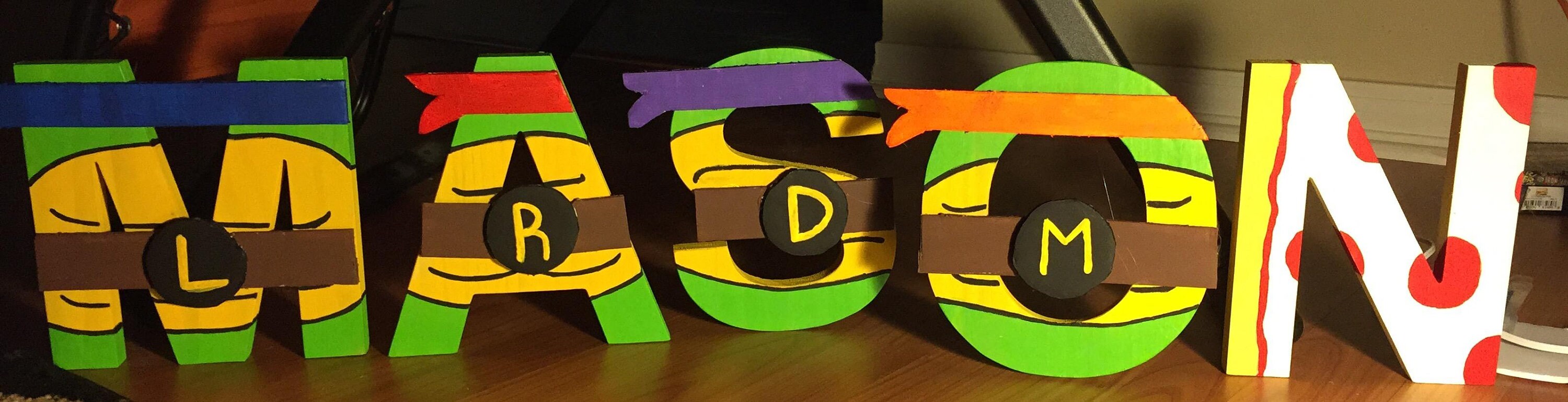 Custom Painted Wood Letter - Etsy