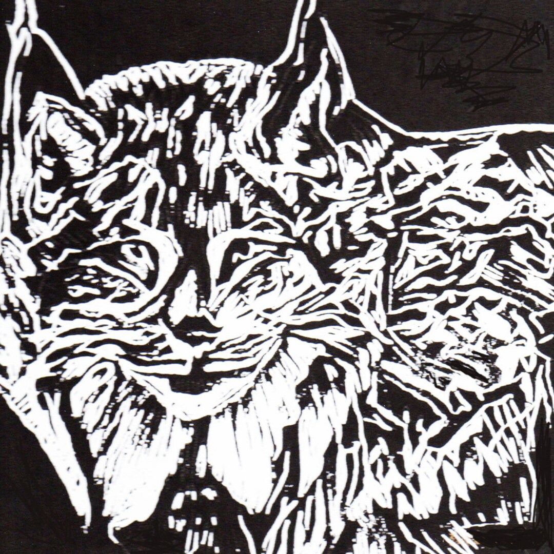 Boreal Fauna Lynx (linnaeus Canadensis)- Linocut Print - Etsy
