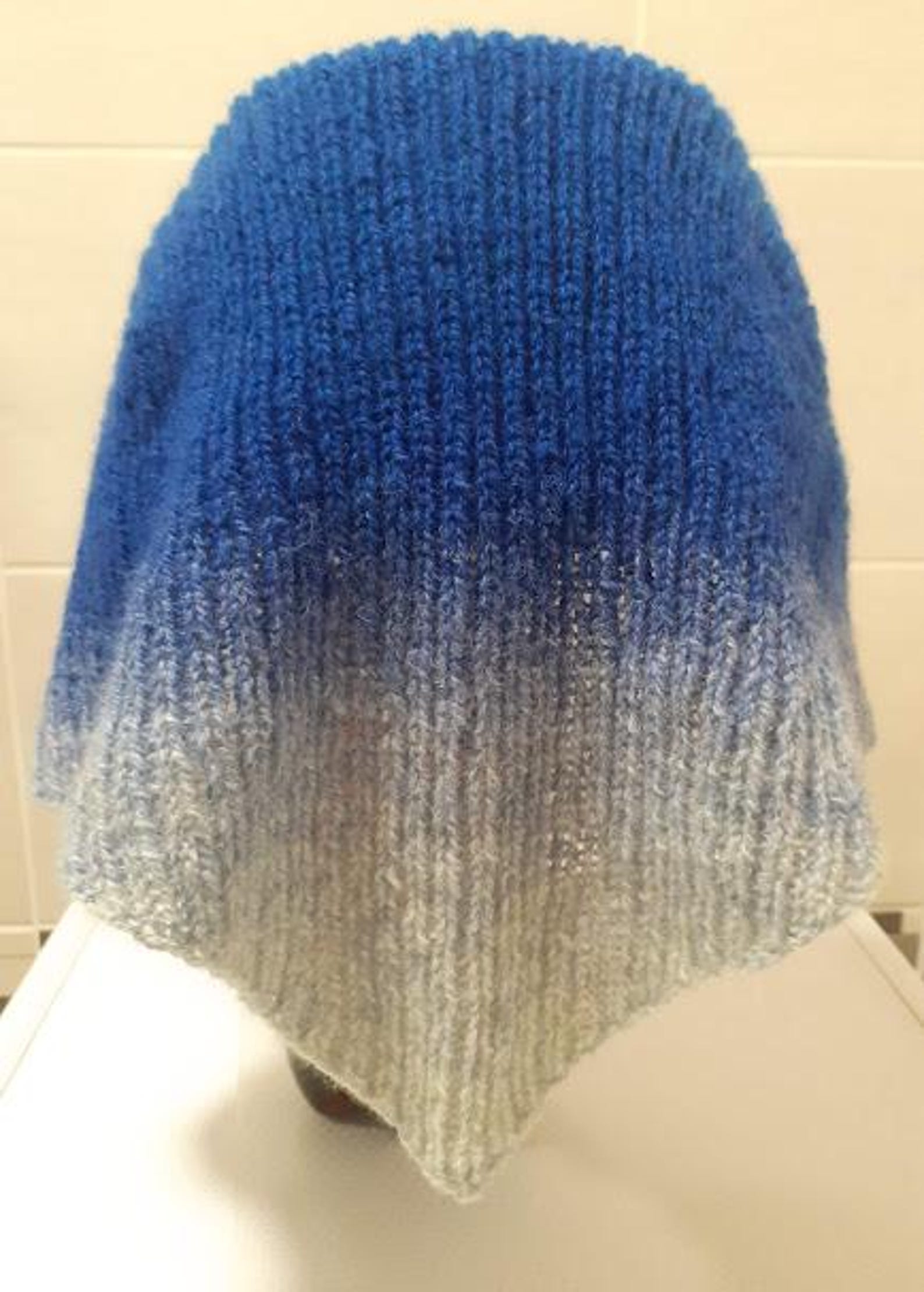 Handmade Bandana Gradient Triangler Muffler Kerchief Bonnet Women ...