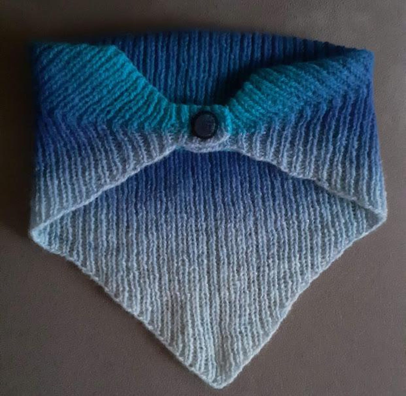 Handmade Bandana Gradient Triangler Muffler Kerchief Bonnet Women ...