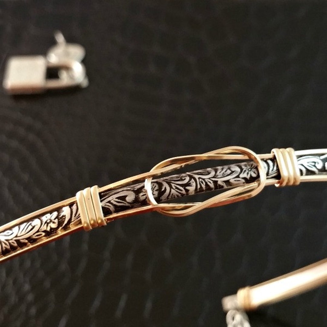 Embrace Infinity Collar: Sterling Silver Floral BDSM Day Collar With ...