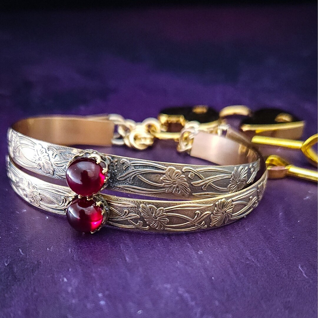 Soft & Sweet Submissive Handcuff Bracelets or Anklets, Gold-filled and ...