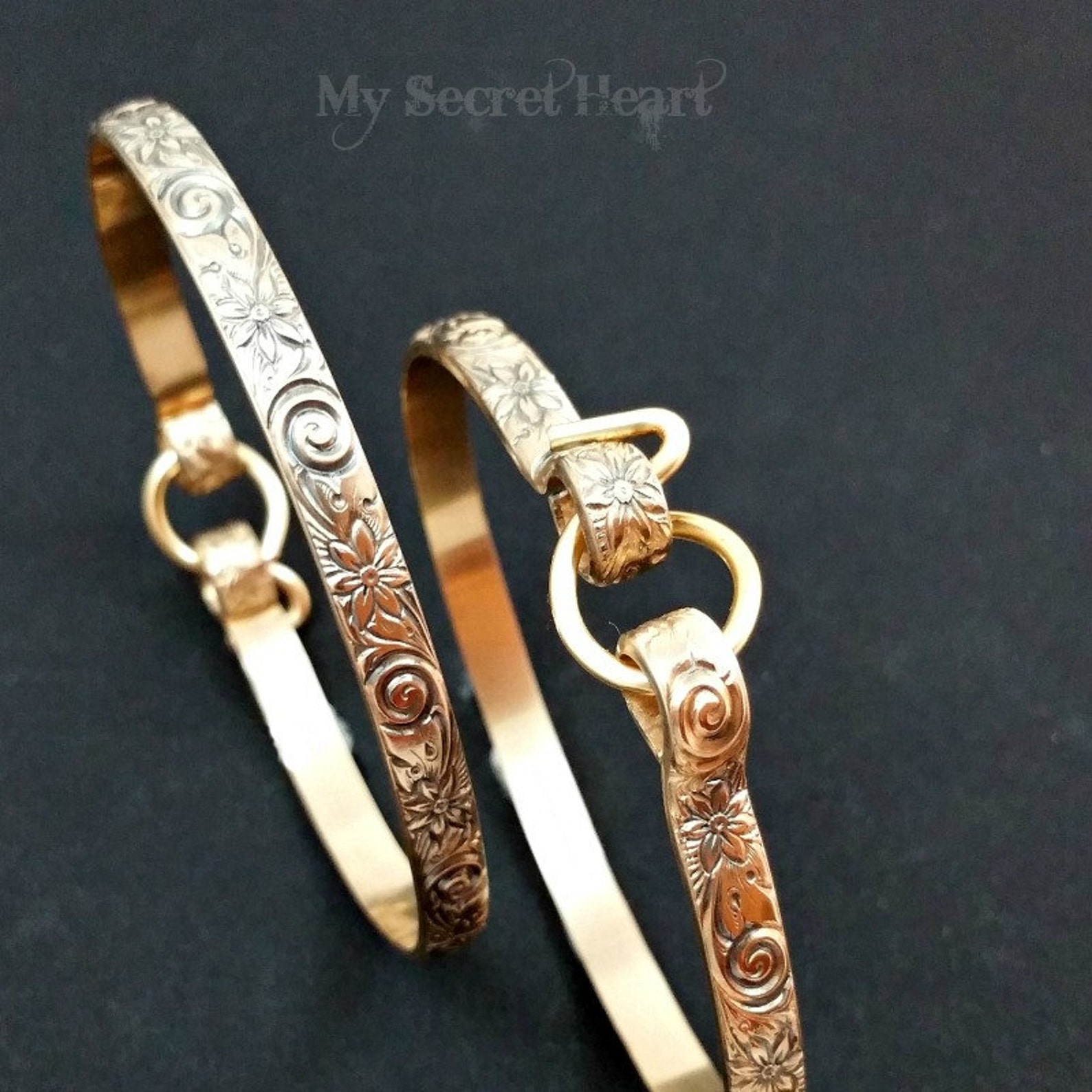 Handcuff Bracelets Wild Flower Locking Day Cuffs Submissive - Etsy