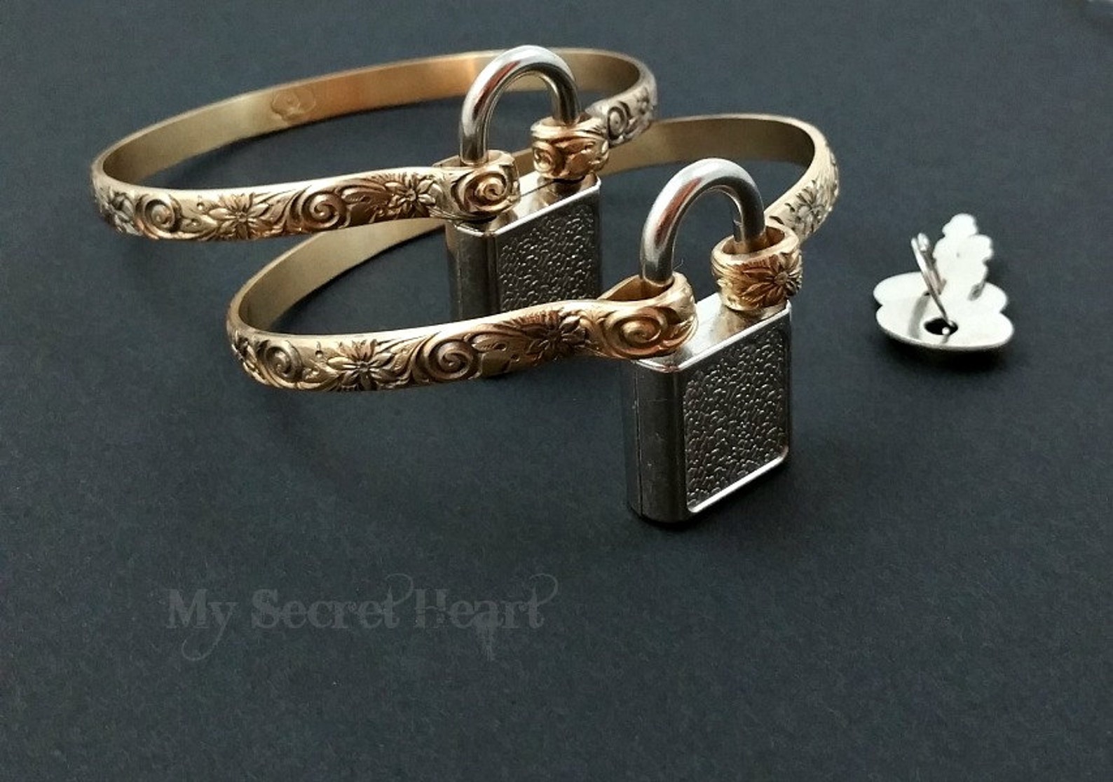 Handcuff Bracelets Wild Flower Locking Day Cuffs Submissive - Etsy