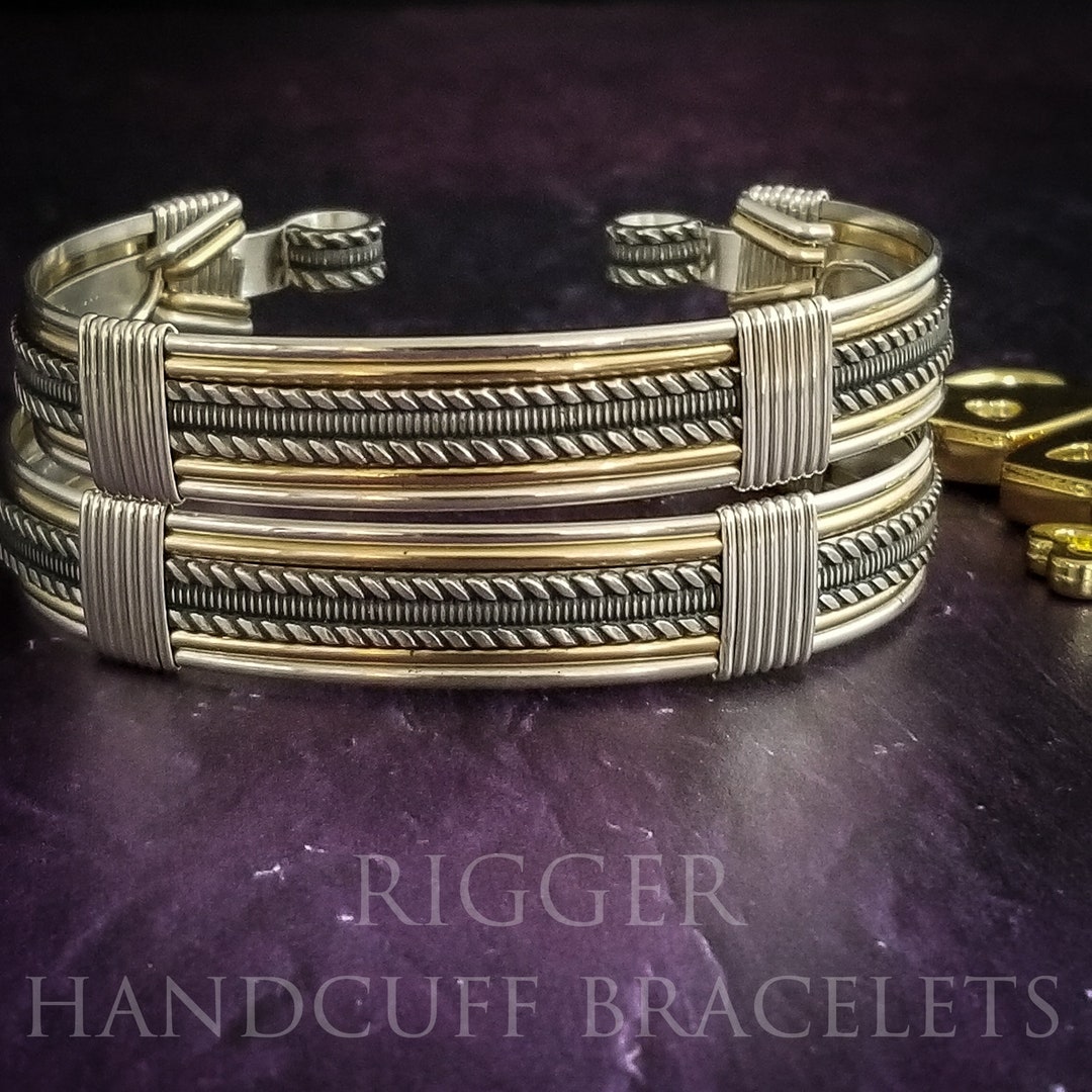 Locking BDSM Submissive Handcuff Bracelets From Our Rigger Collection ...