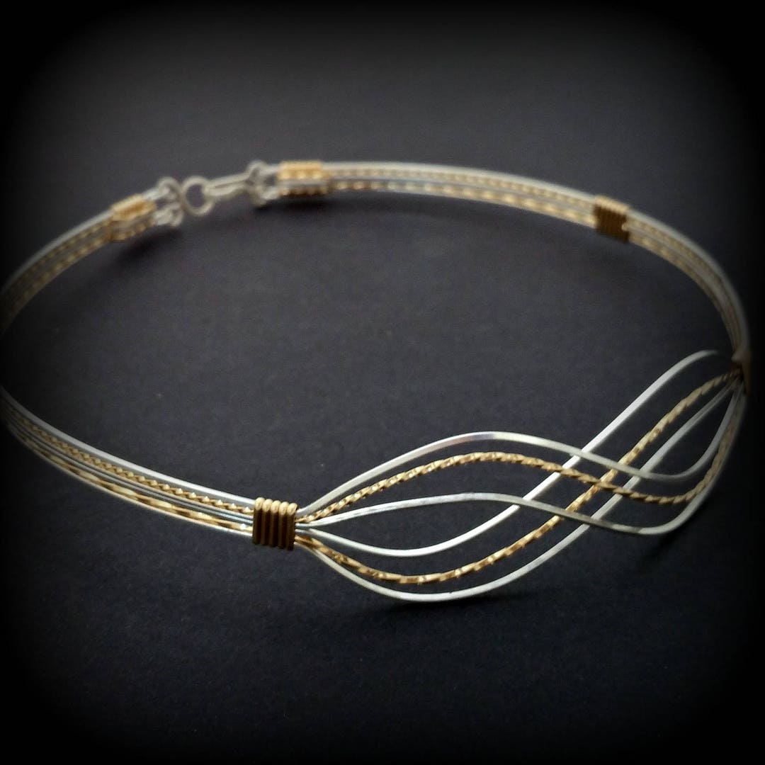 Infinity Wire Wrapped Collar, Locking or Traditional Clasp, Submissive ...