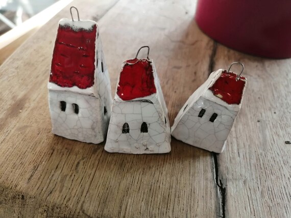 Old Town House.clay Houseceramic House Pottery House White - Etsy