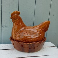 Ceramic Chicken - Etsy