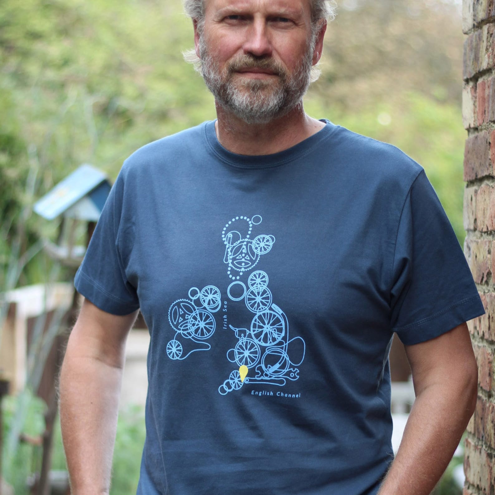 Cycle T-shirt With Personalisation Option. | Etsy