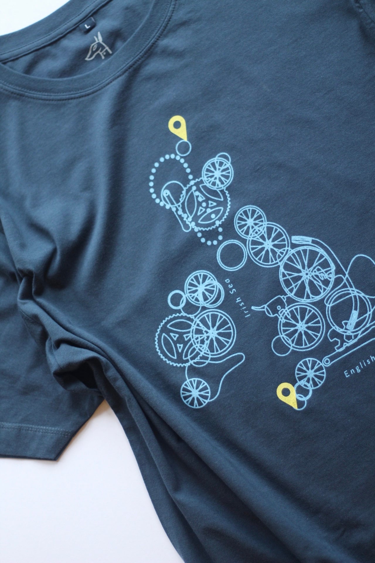 Cycle T-shirt With Personalisation Option. | Etsy