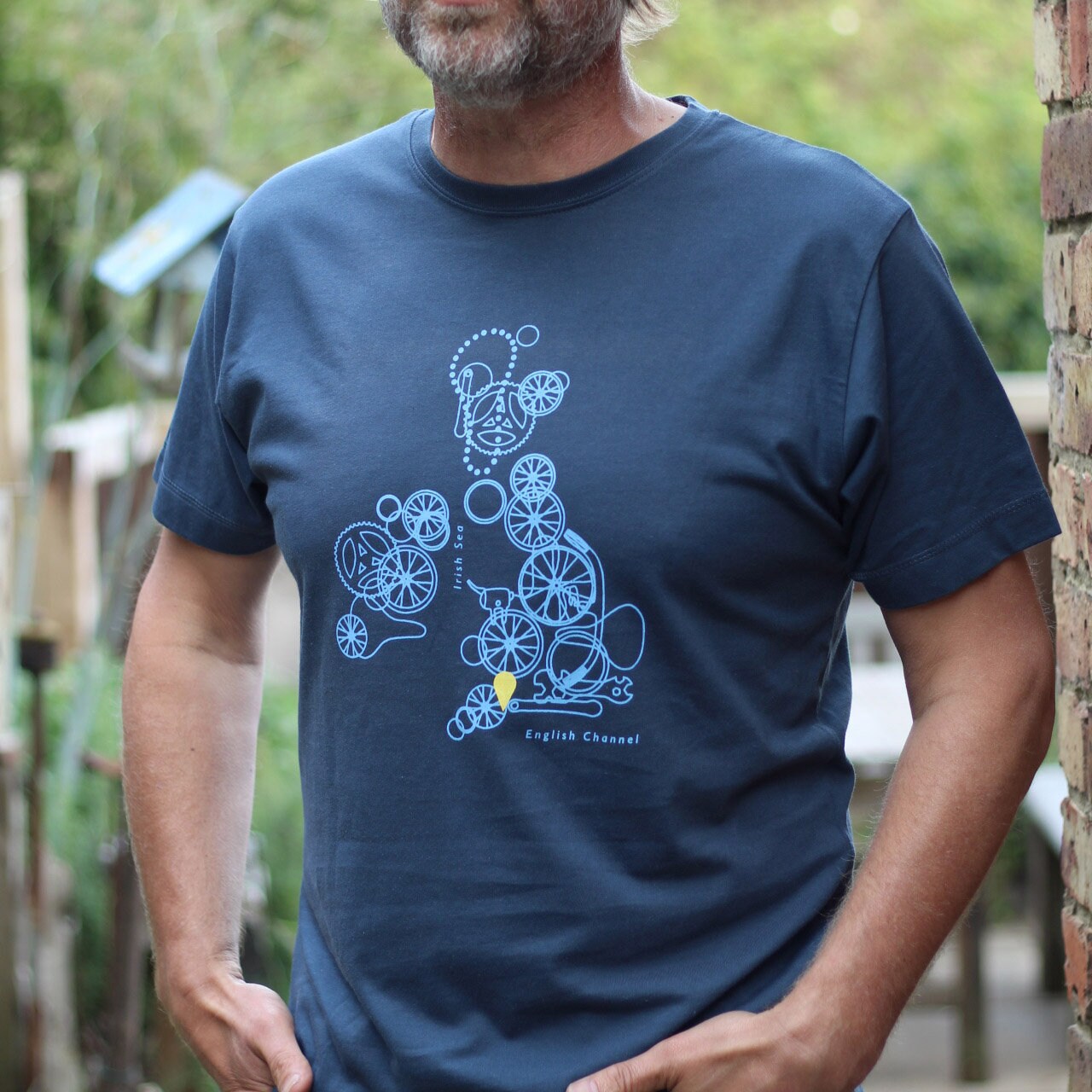 Cycle T-shirt With Personalisation Option. | Etsy