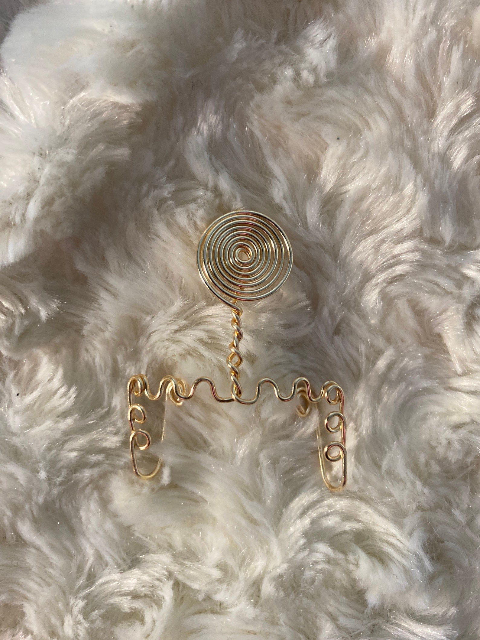 Spiral Nose Bridge Cuff Double Nostrils Faux Nose Ring Nose - Etsy