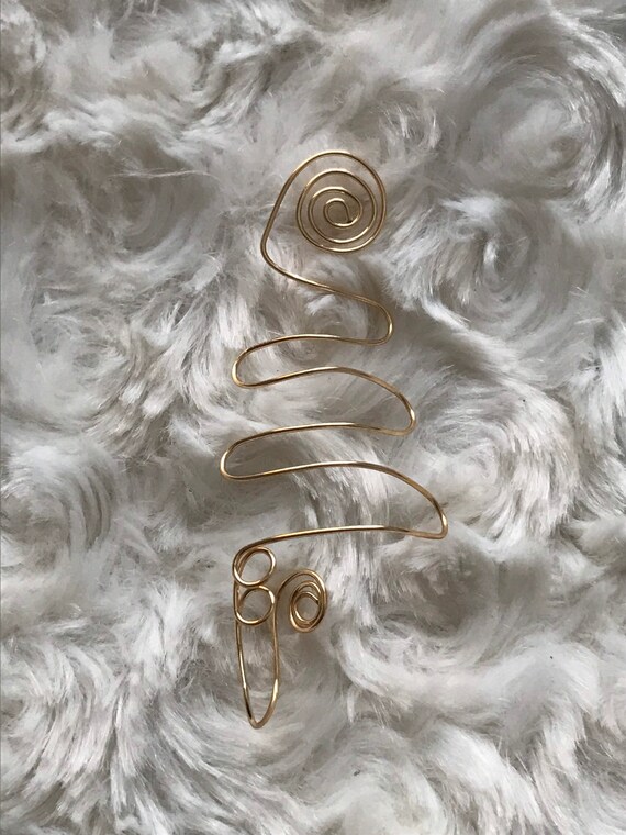 Spiral Nose Bridge Ring Faux Nose Ring Fake Piercing. - Etsy