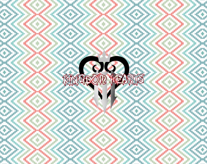 Kingdom Hearts Keyblades Heart Vector. File Comes in Ai, Eps, Pdf, and ...