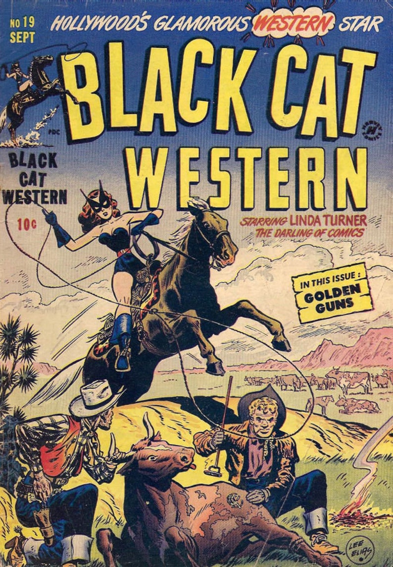 Black Cat Comics. Golden Age. Rare Vintage Comics (1946-1958; 1-62 ...