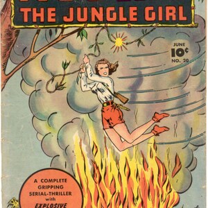 Nyoka the Jungle Girl Comics. Golden Age. Rare Vintage Comics (1945 ...