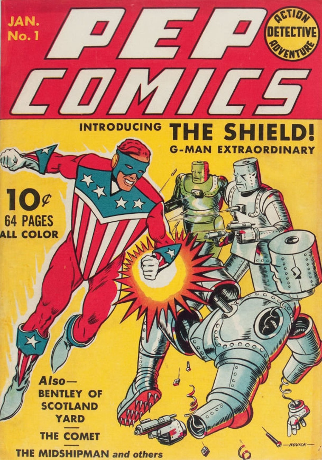 Pep Comics. Golden Age. Rare Vintage Comics. Compact Disk No1 and No2 ...